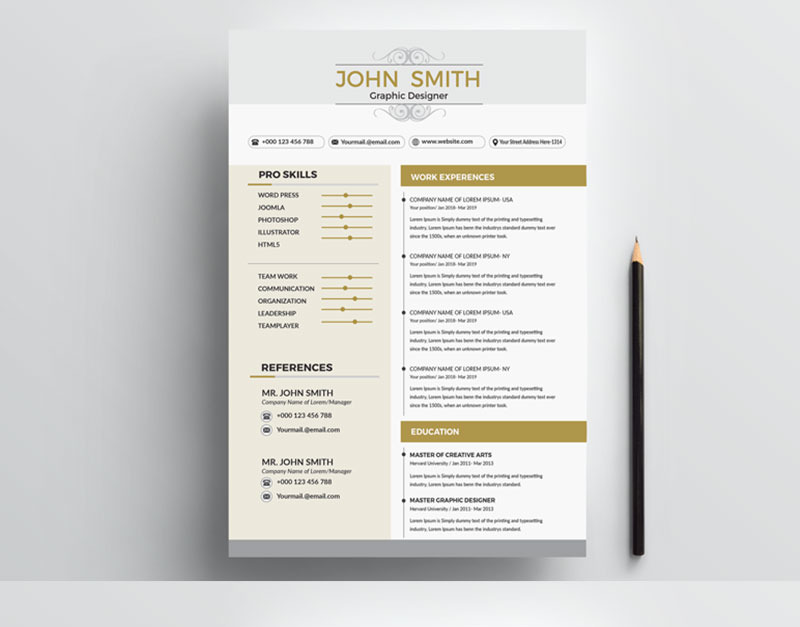 John Smith - CV-mall #77712 - TemplateMonster