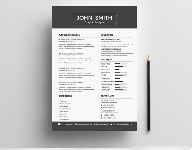 John Smith Resume Template #77935 - TemplateMonster