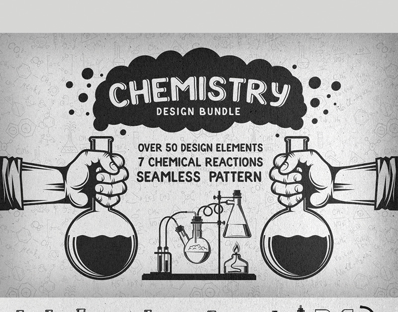 Bundle de conception de chimie - Illustration