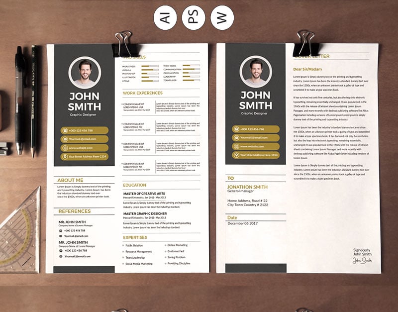 John Smith Resume Template #78126 - TemplateMonster