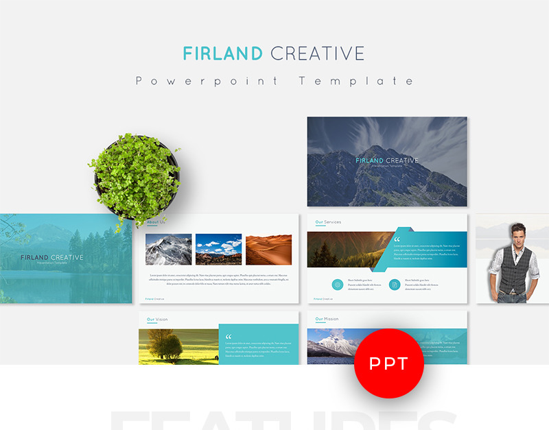 Firland - Creative PowerPoint template - TemplateMonster