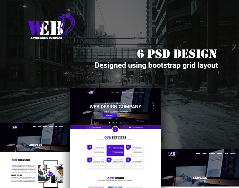 Grafik-PSD-Vorlage #78391 - TemplateMonster