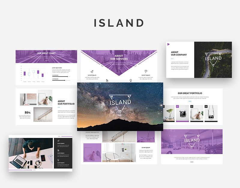 Ada PowerPoint şablonu #78430 - TemplateMonster