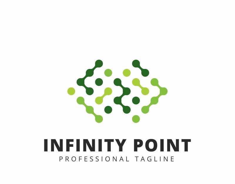 Modelo de logotipo do Infinity Point - TemplateMonster