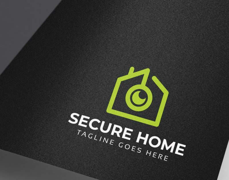 Zabezpečené domácí logo šablona #78569 - TemplateMonster