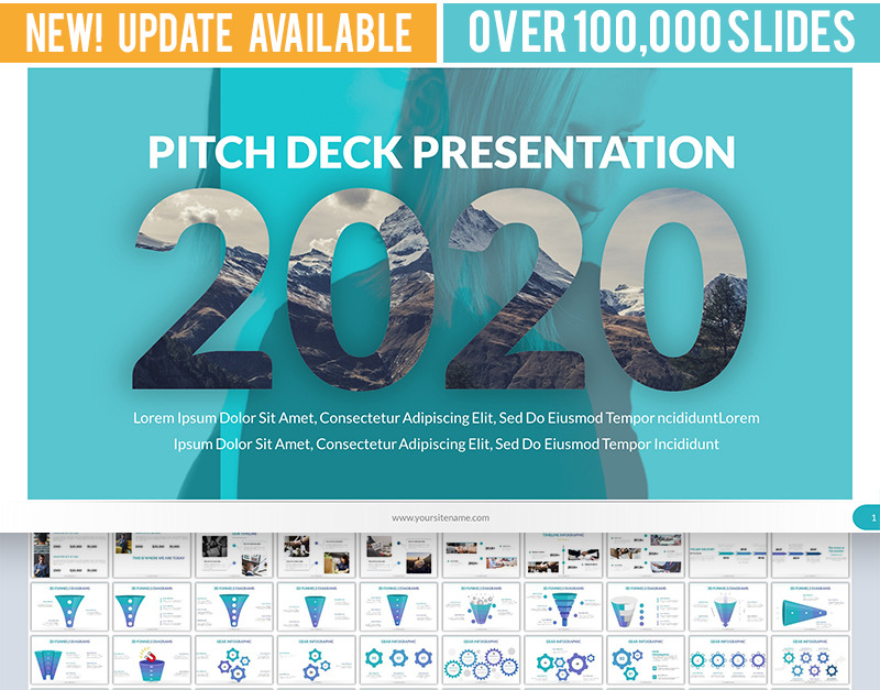 2020 Multipurpose Pitch Deck Version 4 Powerpoint Template