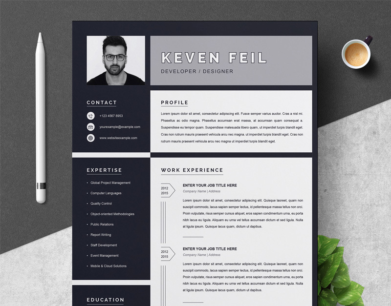 Keven CV-mall #79398 - TemplateMonster