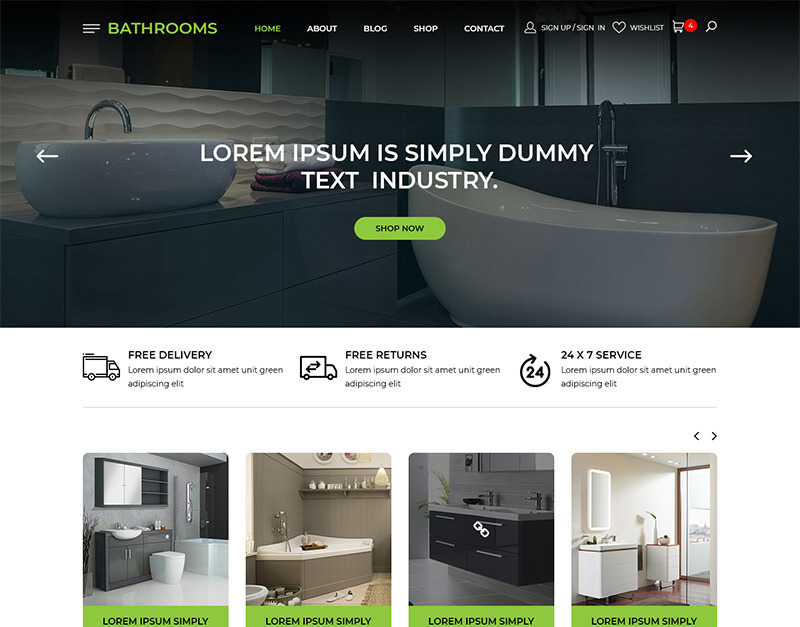 Bagni - Modello PSD per rimodellamento del bagno