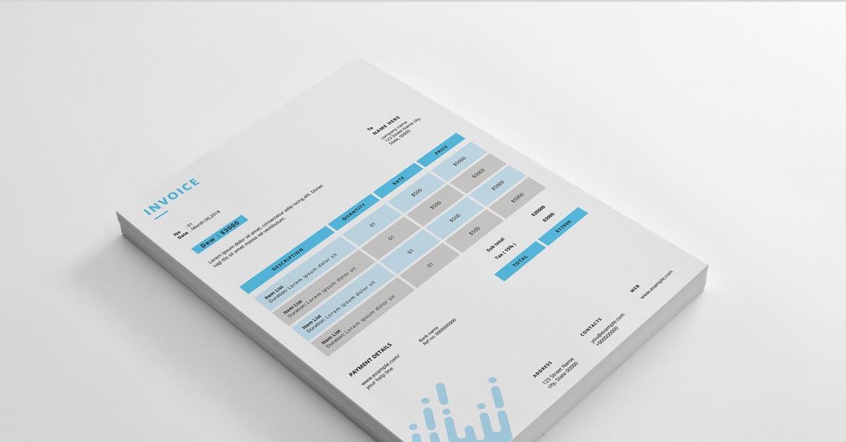 Invoice - Corporate Identity Template - TemplateMonster