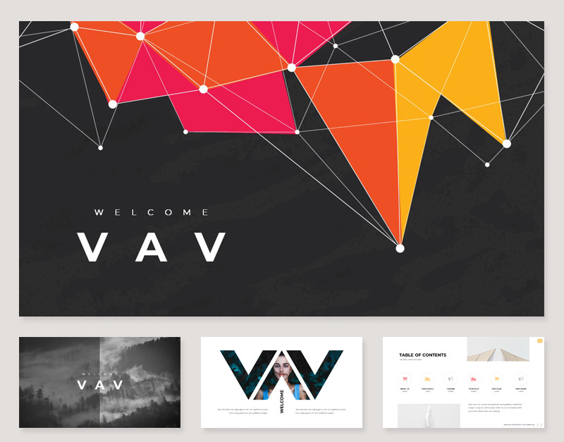 Bright Presentation PowerPoint template - TemplateMonster