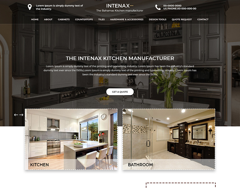 Intenax - Modèle PSD de design d'intérieur