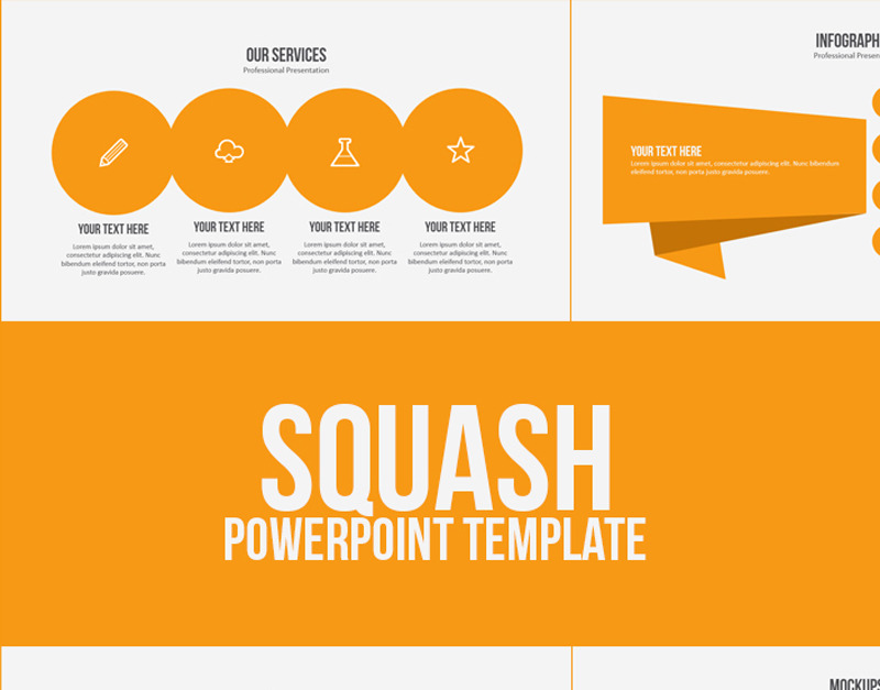 Squash PowerPoint template #80913 - TemplateMonster