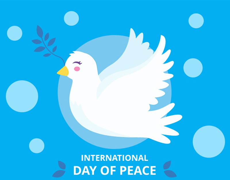 Peace Day PowerPoint template #81153 - TemplateMonster