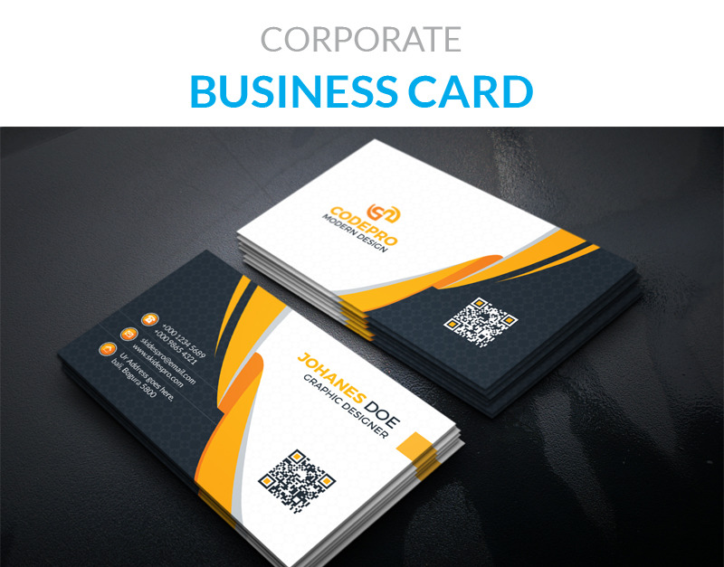 Doe Business Card - Corporate Identity Template