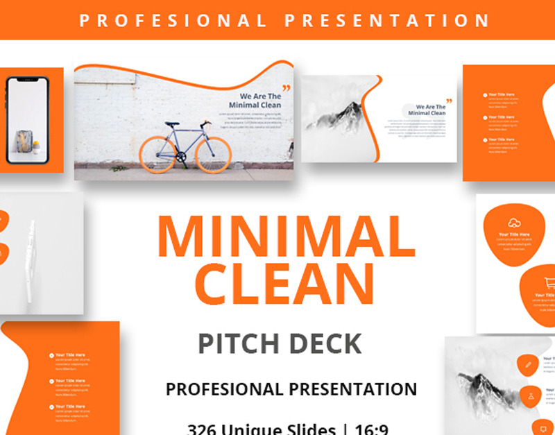 Minimal Clean Premium PowerPoint template - TemplateMonster