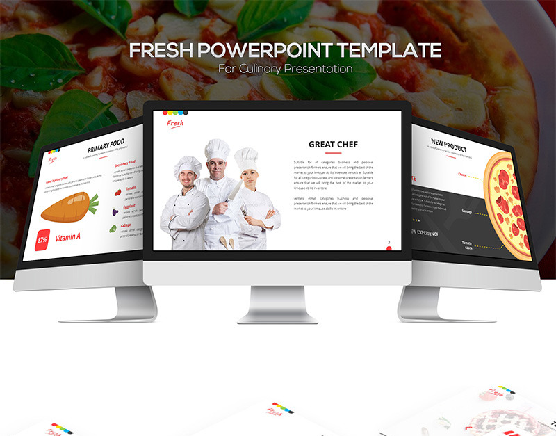 Fresh PowerPoint template #81879 - TemplateMonster