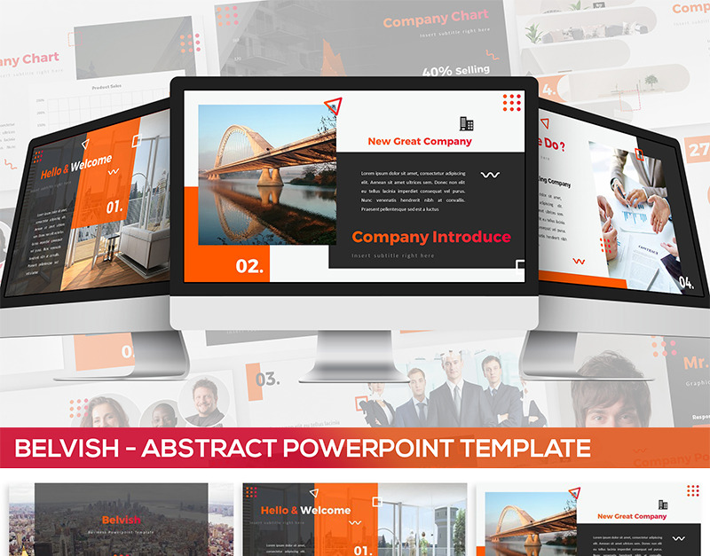 Belvish - Abstract & Modern PowerPoint template