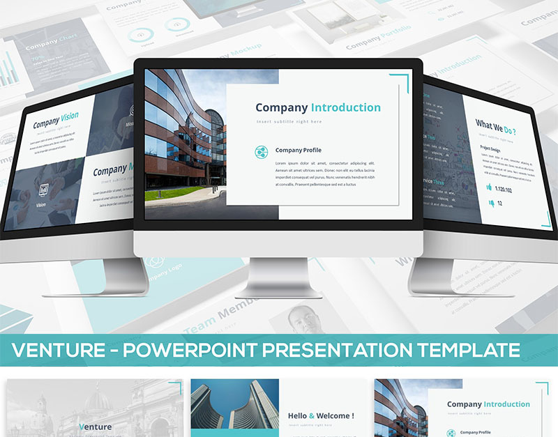 Venture - Presentation PowerPoint template - TemplateMonster