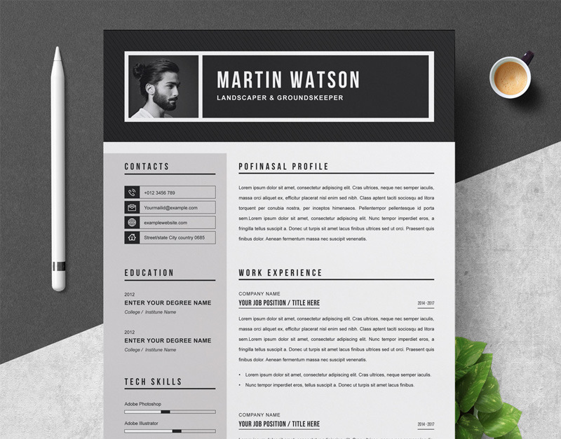 Watson Resume Template #82604 - TemplateMonster