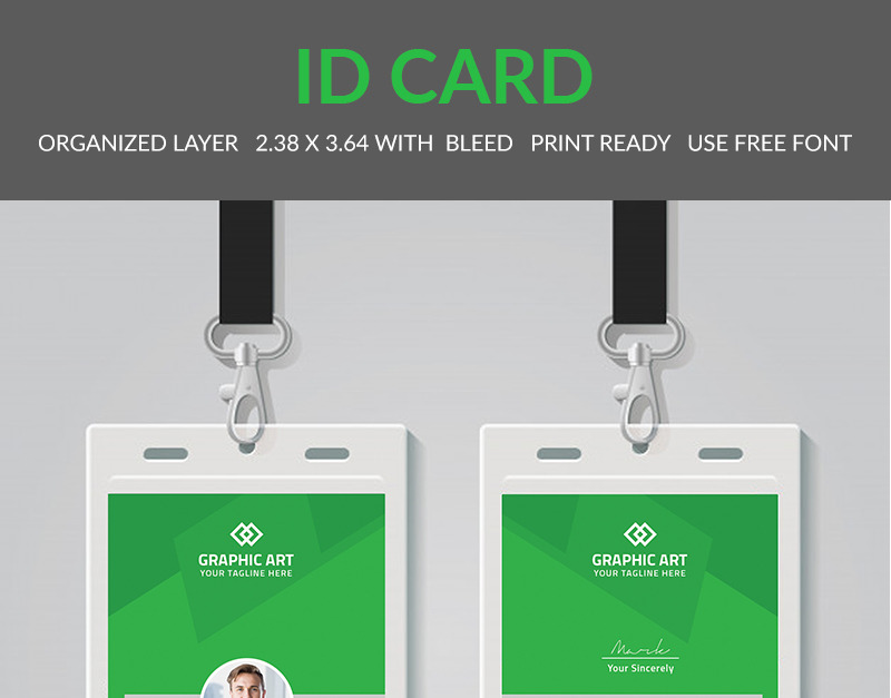Ofis Kimlik Kartı - Kurumsal Kimlik Şablonu - TemplateMonster