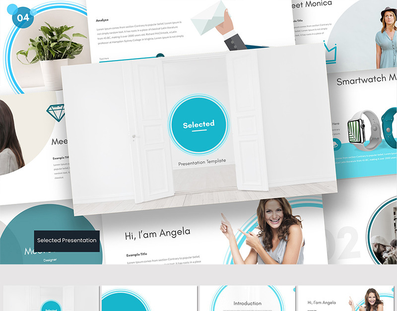Selected PowerPoint template #83132 - TemplateMonster