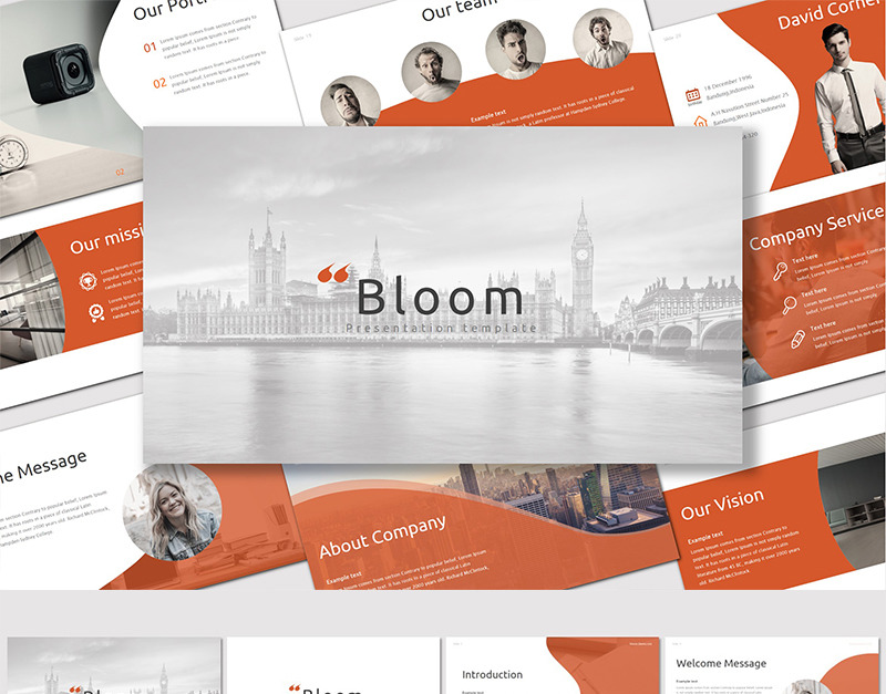 Bloom - Google Slides #83761 - TemplateMonster