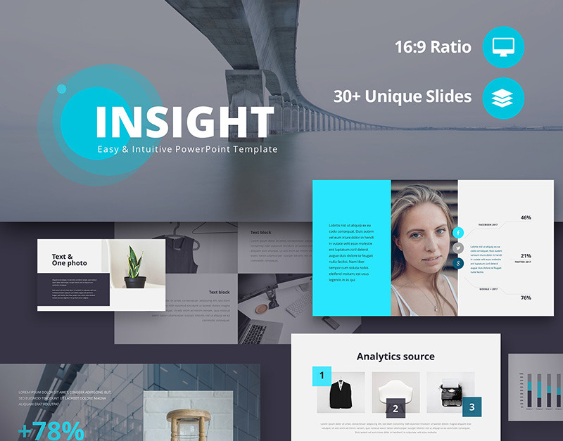Insight Easy & Intuitive PowerPoint template