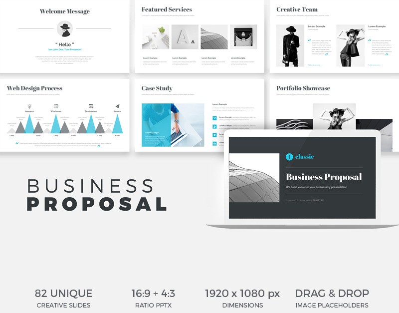 Business Proposal Google Slides #84727 - TemplateMonster