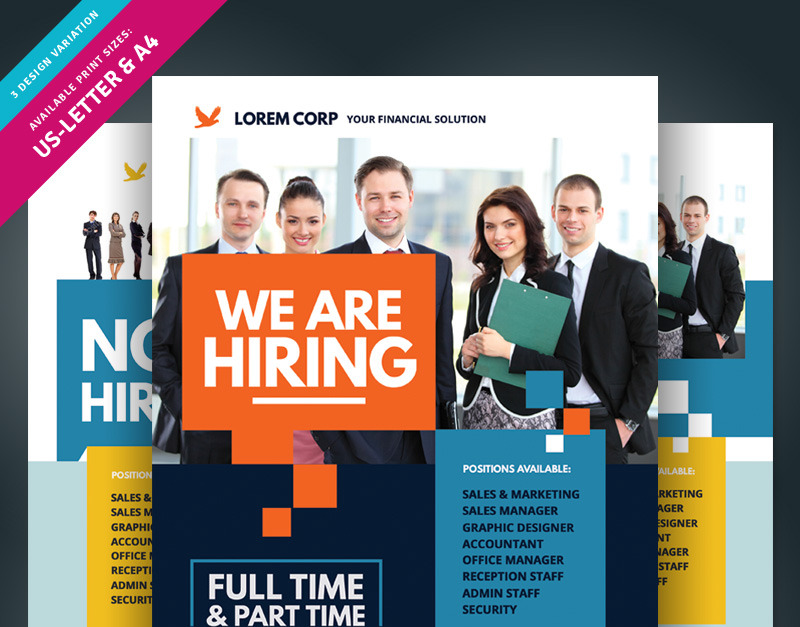 Job Vacancy Flyer - Corporate Identity Template
