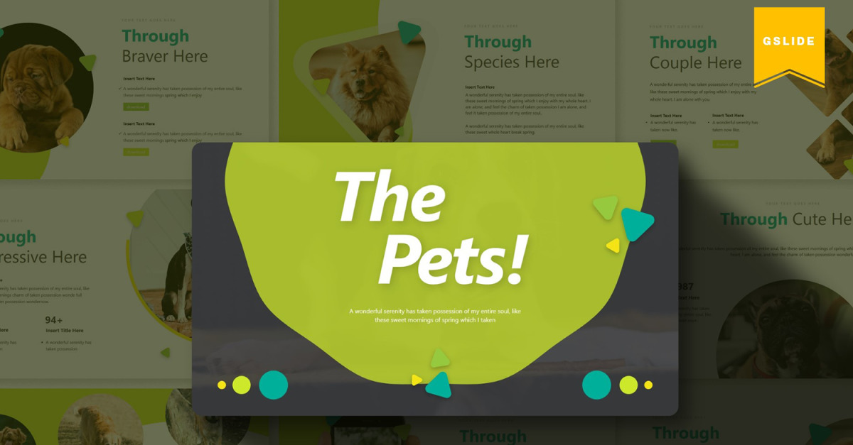 The Pets | Google Slides #84876 - TemplateMonster
