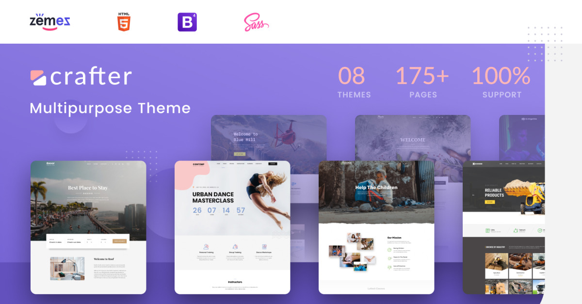 Crafter - Multipurpose Modern Bootstrap 5 Website Template