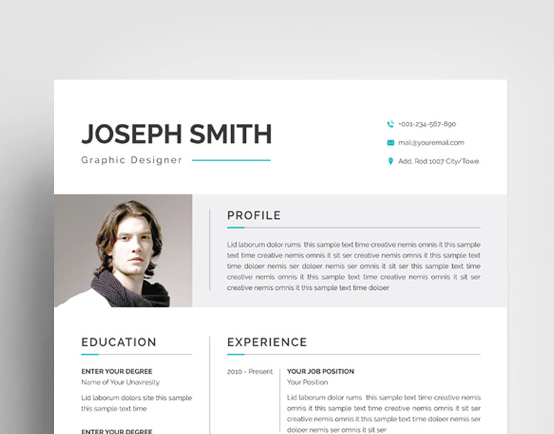 Joseph Smith Resume Template #85230 - TemplateMonster