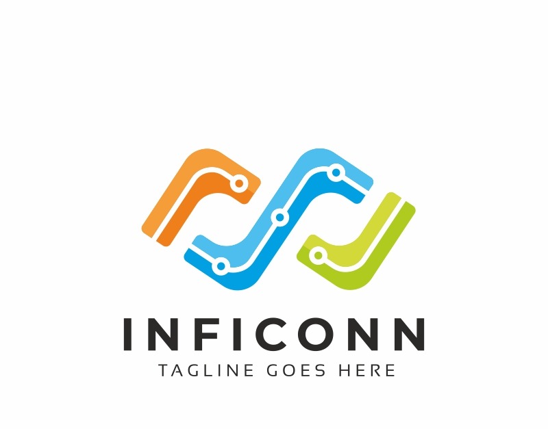 Infinity Connection Logo Template #85324 - TemplateMonster