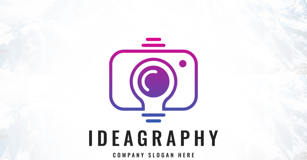 Creative Idea With Camera Photography Logo Design