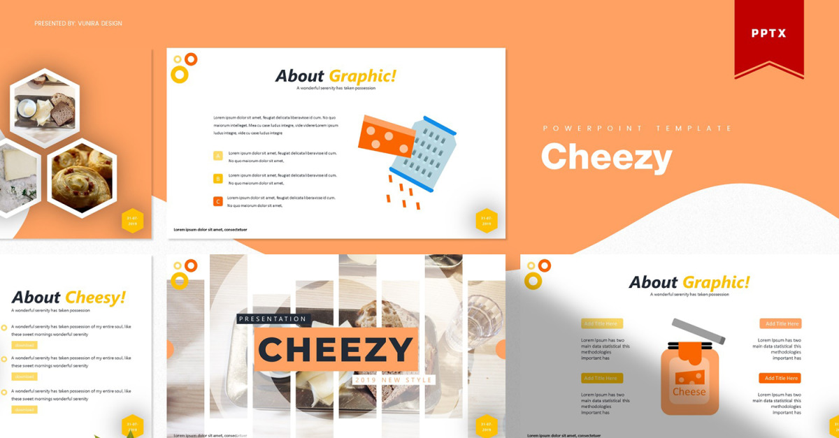 Cheezy | Modello PowerPoint #86031 - TemplateMonster