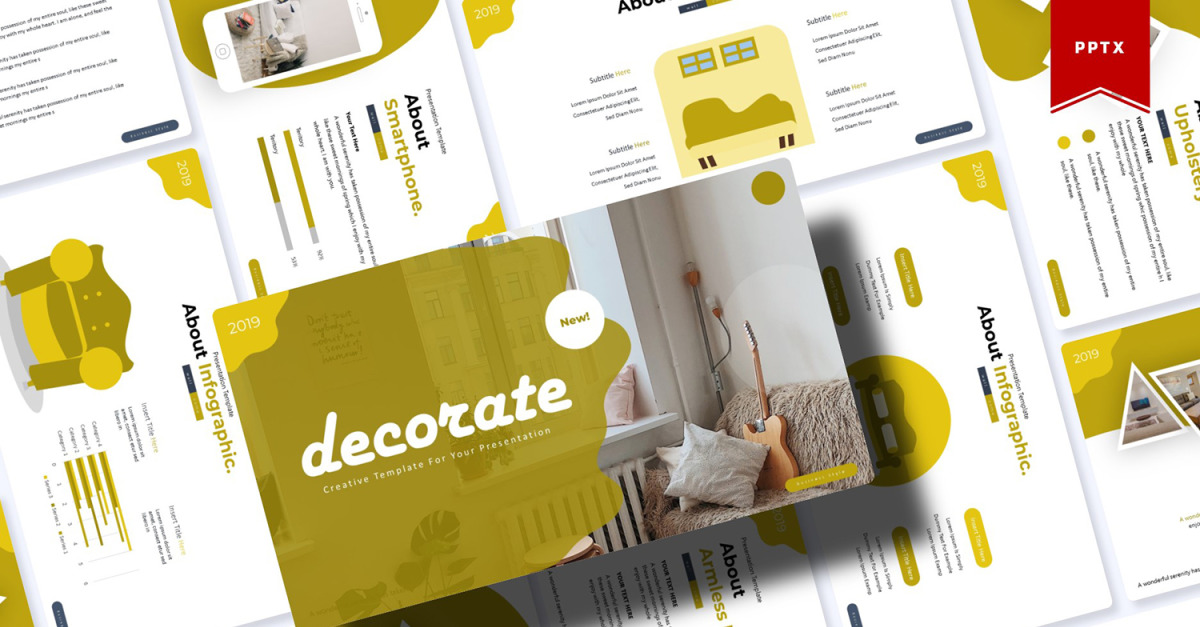 Decorate | PowerPoint template #86030 - TemplateMonster
