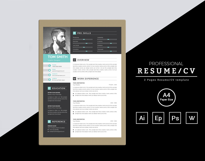 Tom Smith Resume Template #86591 - TemplateMonster