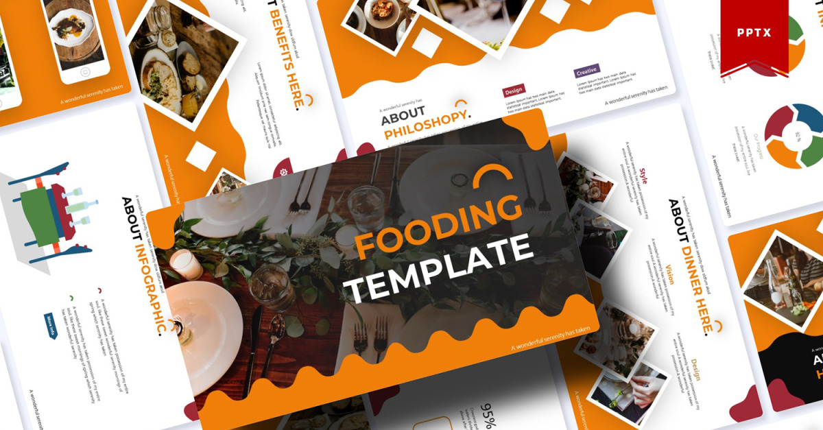 Nourriture | Modèle PowerPoint #87081 - TemplateMonster