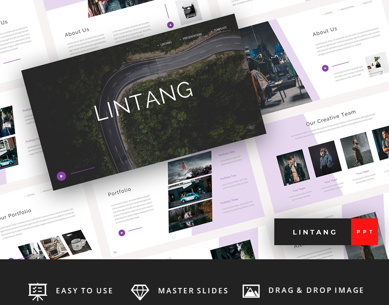 Lintang - Creative Presentation PowerPoint template Lintang - Creative Presentation PowerPoint template