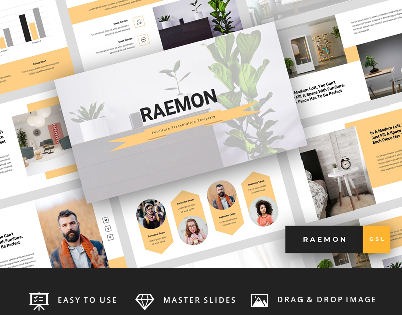 Raemon - Furniture Presentation Google Slides Raemon - Furniture Presentation Google Slides