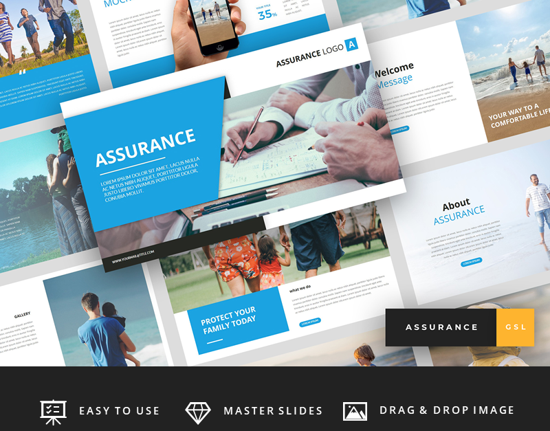 Assurance - Insurance Presentation Google Slides