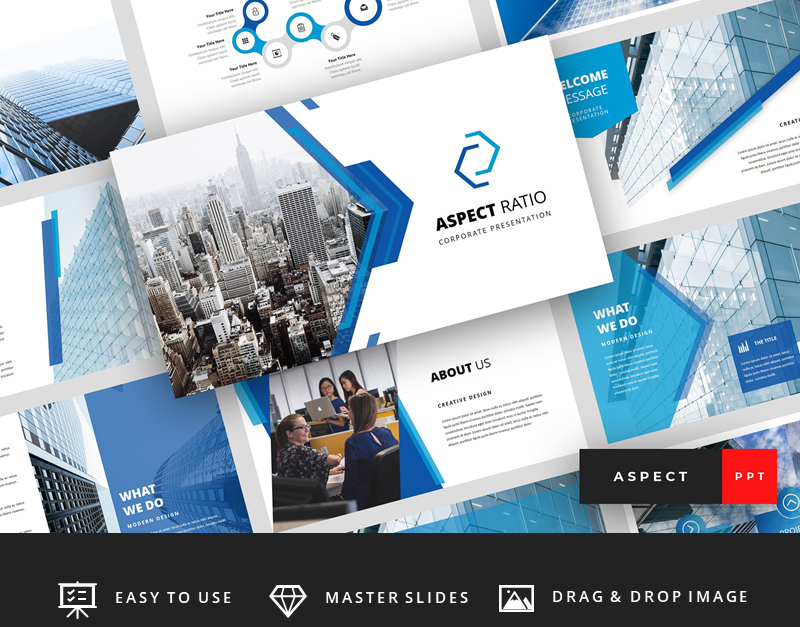 Aspect - PowerPoint-sjabloon voor bedrijfspresentaties