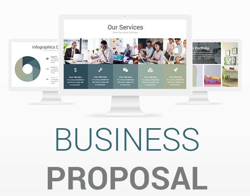 Business Proposal PowerPoint template - TemplateMonster