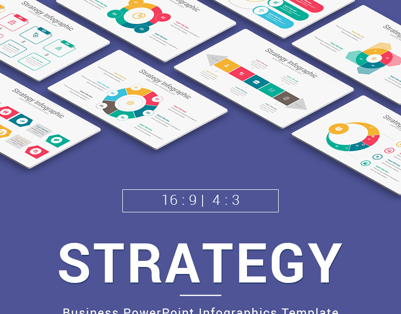 Modello PowerPoint per infografiche strategiche