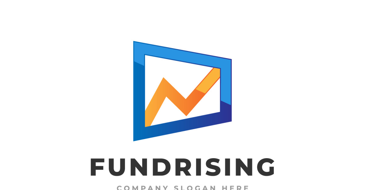 Fund Rising Accounting Financial Window Logo Design