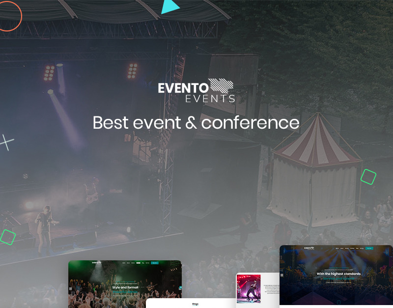 Evento - Die Event Landing Page Vorlage - TemplateMonster
