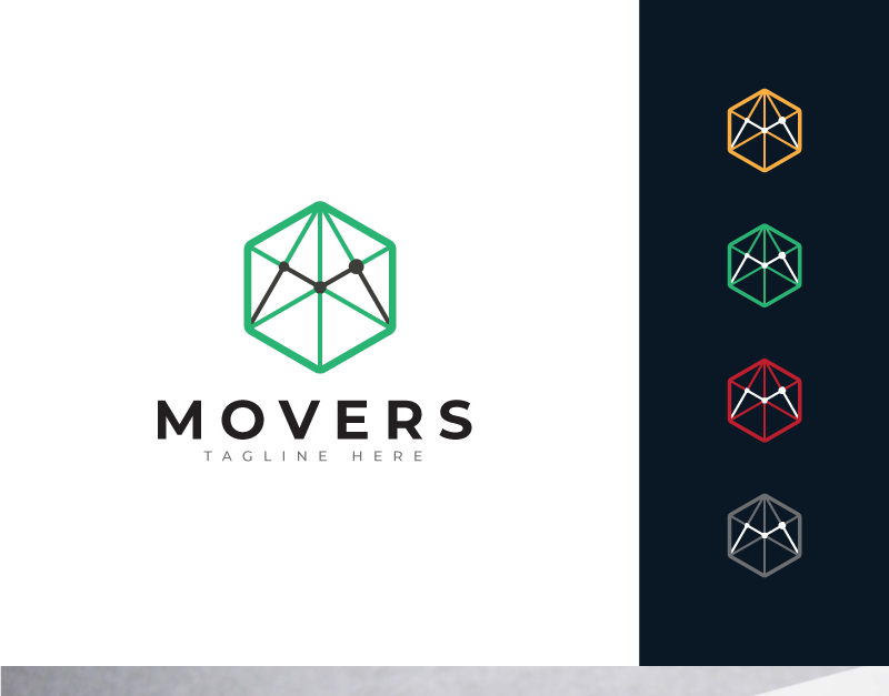 Modelo de logotipo do Movers #88529 - TemplateMonster