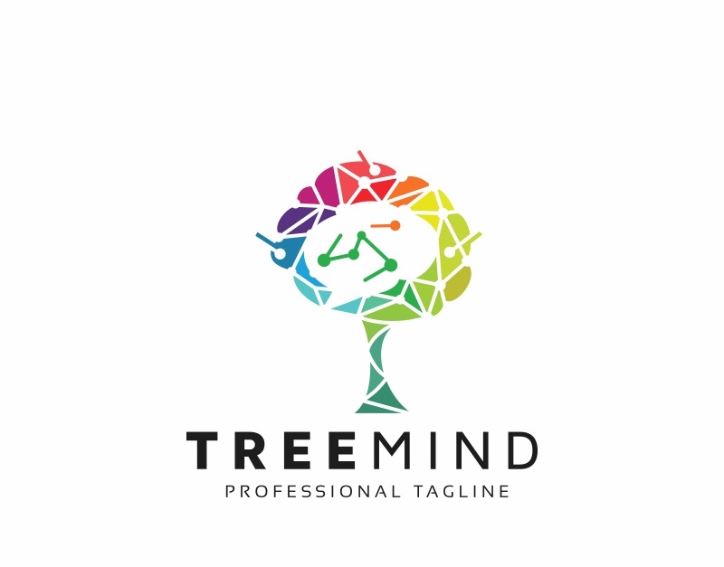 Tree Mind Logo Template #88515 - TemplateMonster