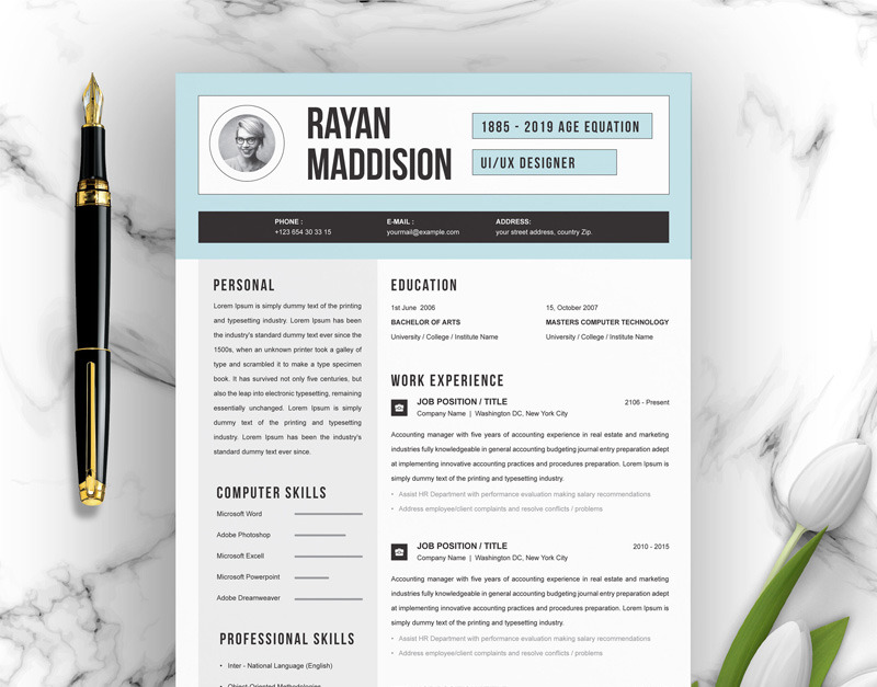 Rayan CV-mall #88693 - TemplateMonster