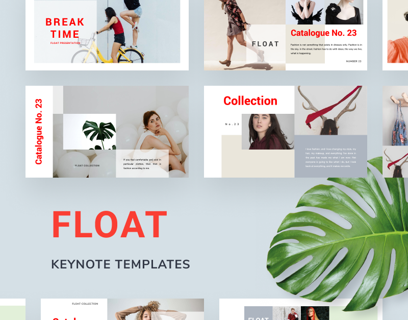 FLOAT - Keynote template #89115 - TemplateMonster
